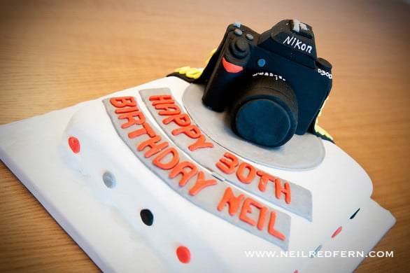 Nikon camera Birthday cake