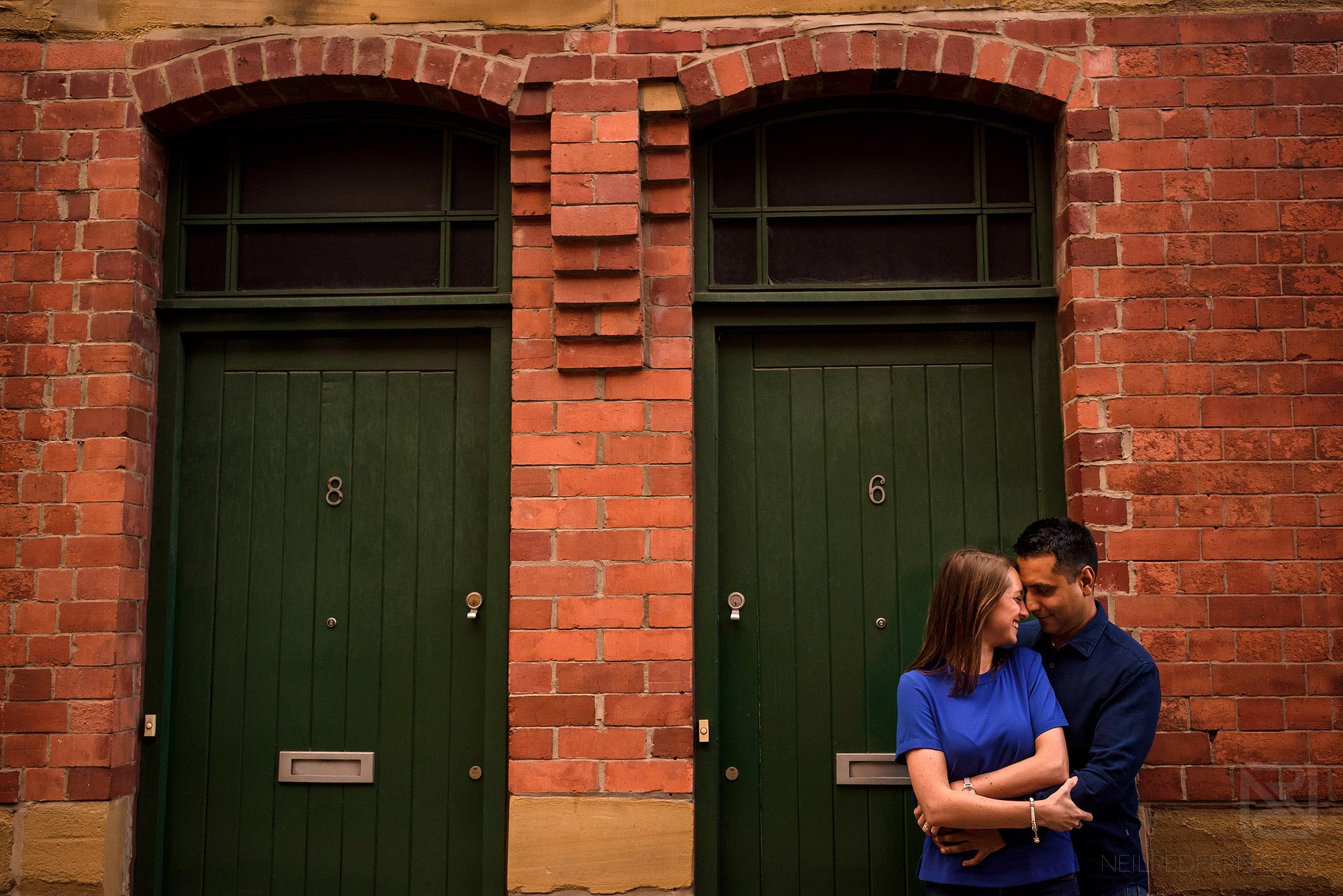 Manchester city centre engagement shoot